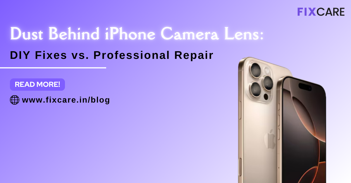 Dust Behind iPhone Camera Lens: DIY Fixes vs. Professional Repair ...